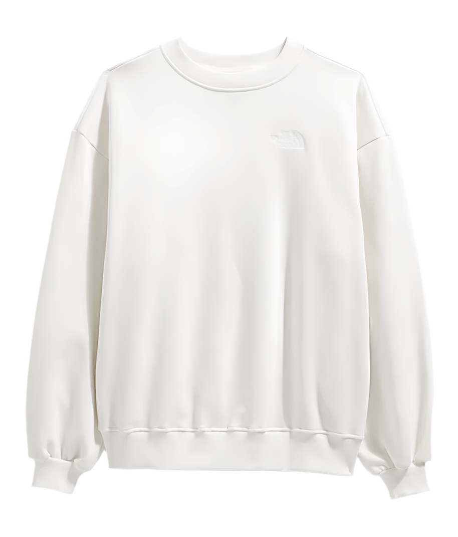 The North Face Women's Evolution Oversized Crew White Dune – Brekken's